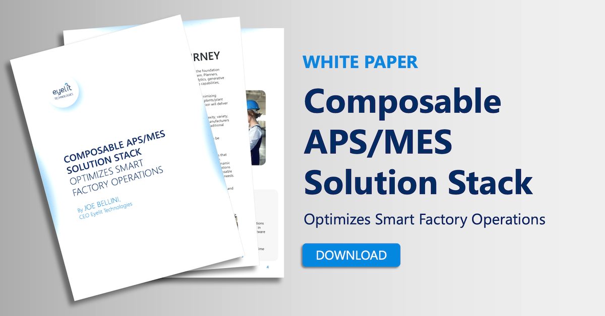 White Paper | Composable APS MES Solution Stack Optimizes Smart Factory ...